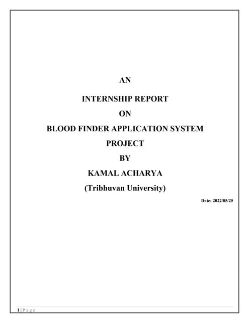 ER diagrams for blood bank management system | DOCX