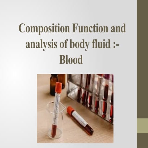 Clinical Hematology Laboratory | PPTX