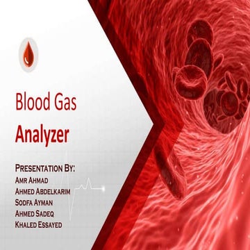 Blood Gas Analyzer | PPTX