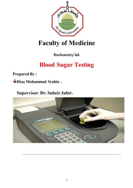 Estimation Glucose in blood Estimation Glucose in blood