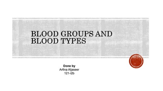 6.abo and rh blood typing. | PPT | Pregnancy | Reproductive Health