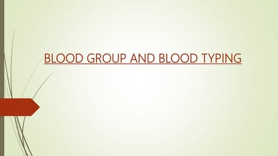 MULTIPLE ALLELES AND BLOOD GROUPING | PPTX