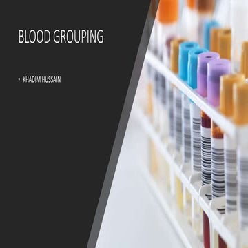 Blood grouping | PPT