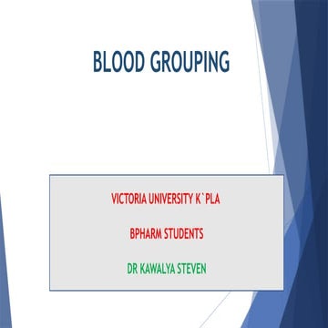 BLOOD GROUPING IN IMMUNOHEAMATOLOGY.pptx