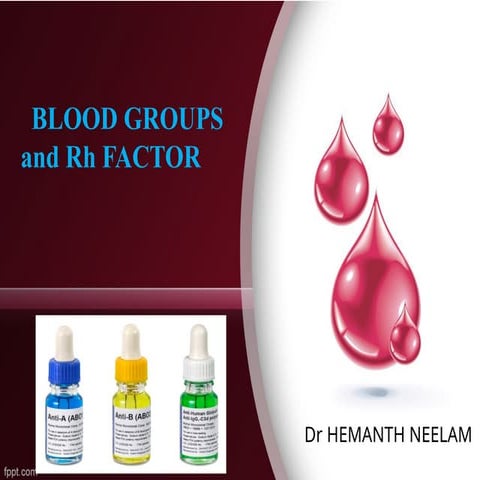 Practical 14 blood groups | PPTX