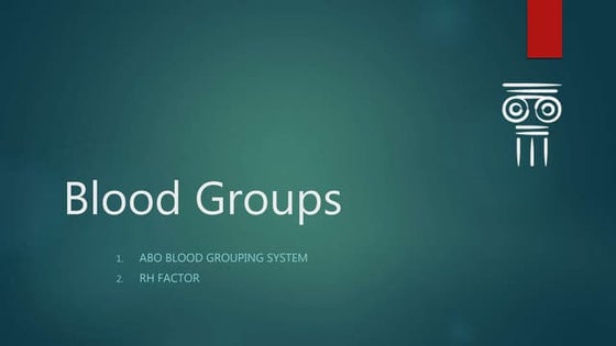 MULTIPLE ALLELES AND BLOOD GROUPING | PPTX