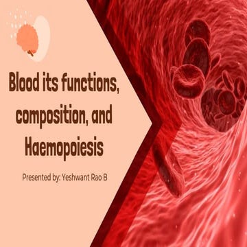 Blood its functions composition and Haemopoiesis.pptx