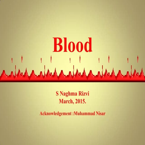 Blood ppt for students 2015 | PPT