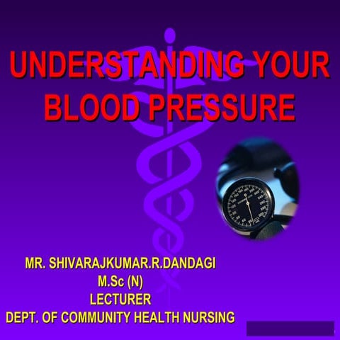 Understanding your Blood pressure | PPT