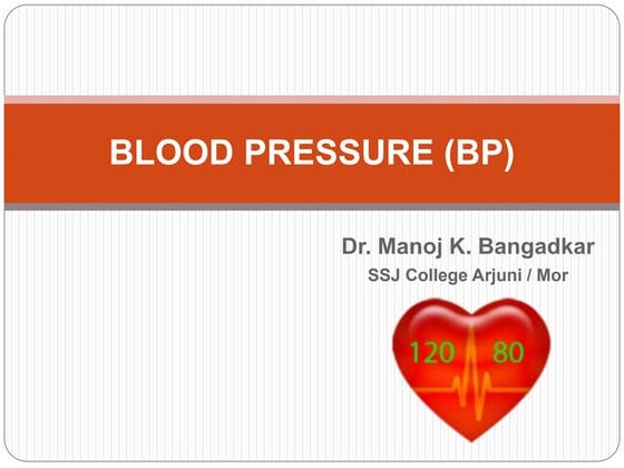 Blood pressure | PPT