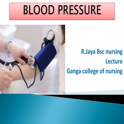 Blood pressure | PPTX