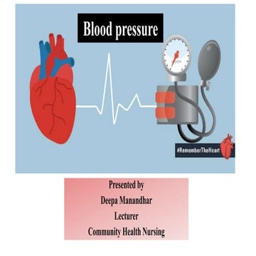 Blood pressure | PPT