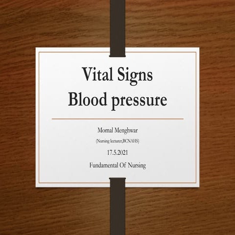 blood pressure (1).pptx for nurses and lhvs | PPTX