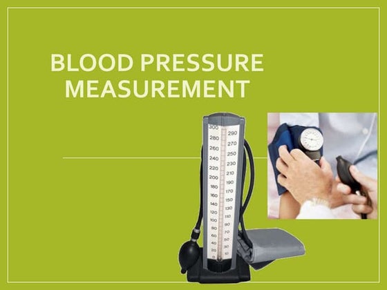 Non invasive blood pressure monitoring | PPT