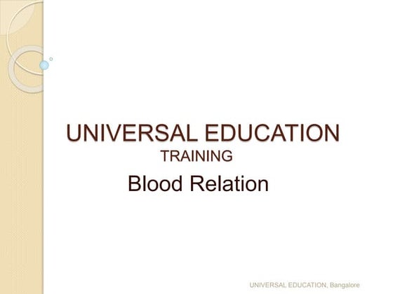 Blood relation questions .pptx