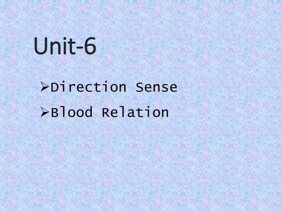 Logical & Analytical Reasoning - Directions.pptx | Hinduism | Religion & Spirituality