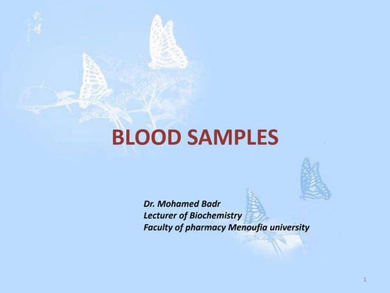 Chapter 4 Specimen collection, handling, and processing.ppt | Blood ...