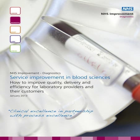 Service improvement in blood sciences | PDF