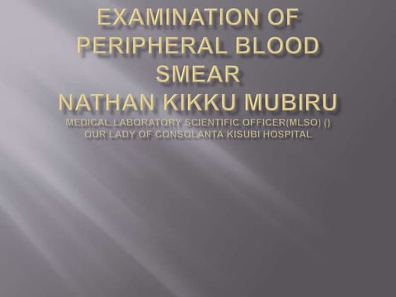 Proper Blood Smear Preparation: WBC Reference Ranges and Disease ...