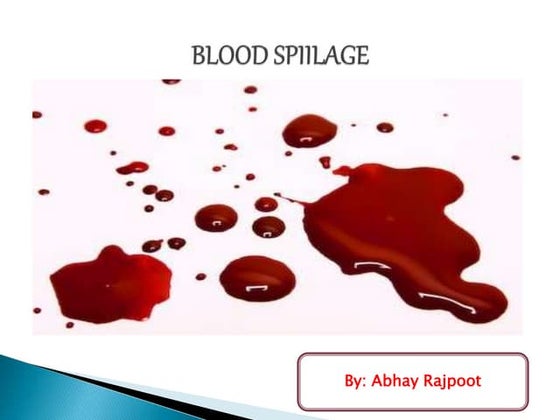 SPILL MANAGEMENT .pptx | First Aid | Injuries