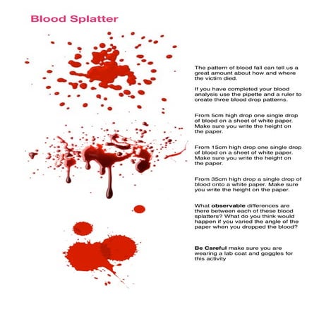 Blood Splatter | PDF