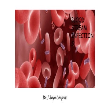 blood stream infections in microbiology CBME curriculum | PPTX