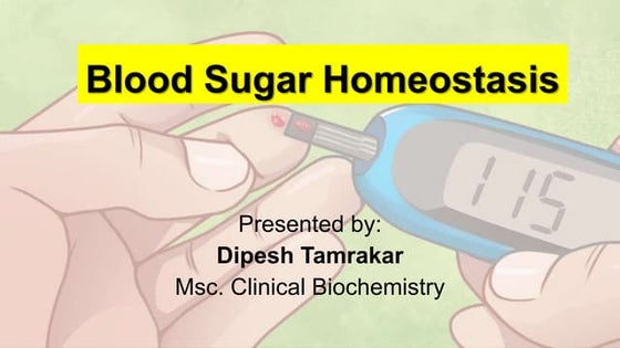 Regulation of blood glucose | PPTX