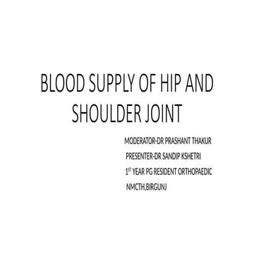 Anastomosis around shoulder joint, anatomy | PPTX