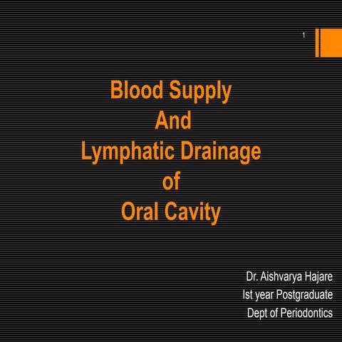 Blood supply of the jaws and teeth | PPT