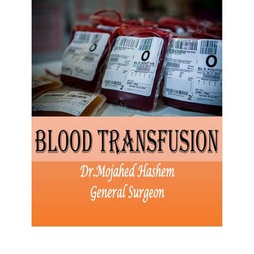 Introduction to Blood Transfusion PPT.pptx
