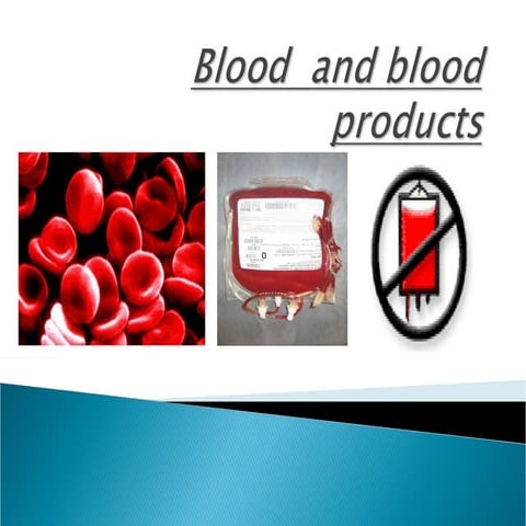 Blood transfusion a training approach123 | PPT