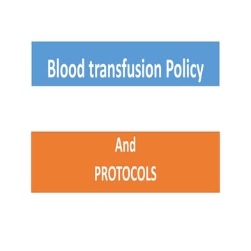 Blood transfusion checklist sania | DOCX