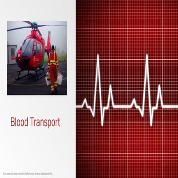 Blood Transport | ODP