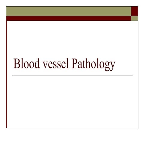 Blood vessel pathology | PPT