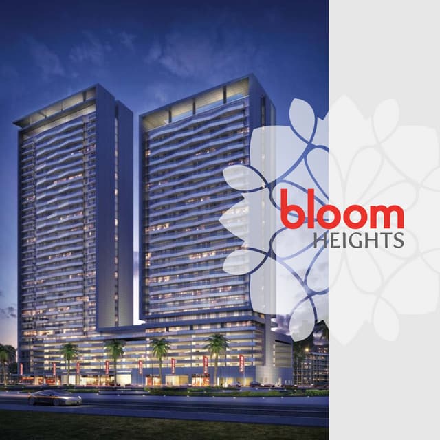 Bloom Heights, Jumeirah Village Circle +971 4553 8725 | PDF