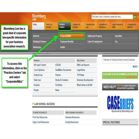 Bloomberg law bna slideshare | PPTX