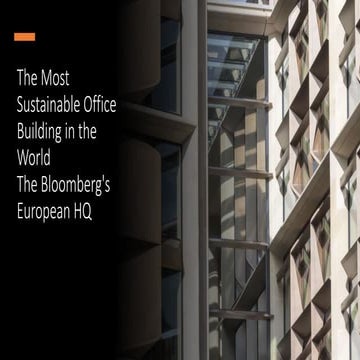 the bloomberg office headquarters in London.pptx