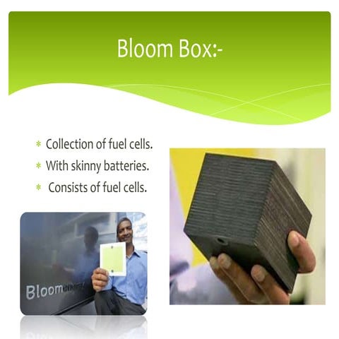 Bloom box ppt | PPTX