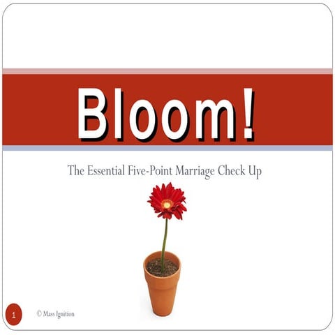 Bloom-check-up-slides111710a | PPT
