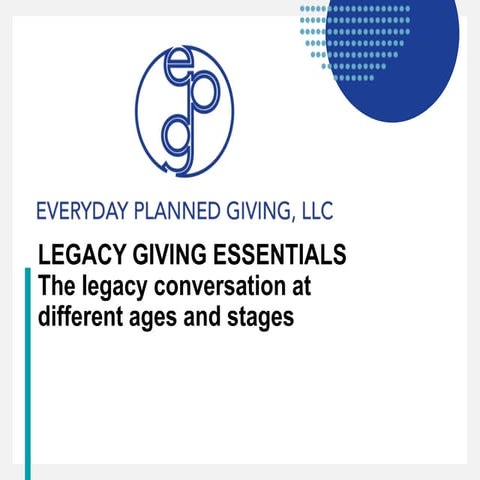 Legacy Giving | PPTX