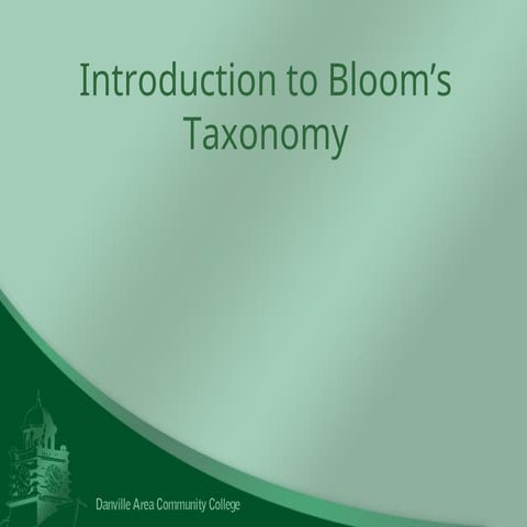 blooms.taxonomy on Course outcome and program outcome | PPT