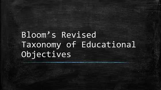 Taxonomy of Educational Objectives | PDF