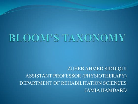 Assessing KSA: The Learning Taxonomy | PPTX | Education