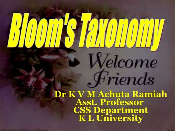 Assessing KSA: The Learning Taxonomy | PPTX | Education