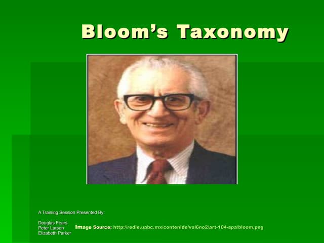 Sample questions stems based in revised Bloom's taxonomy | PDF