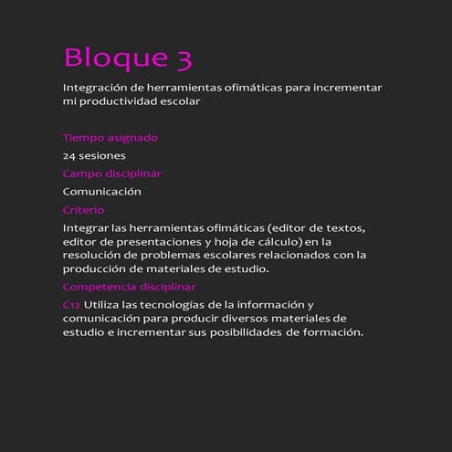 Bloque 3 portada | DOCX
