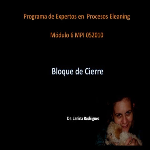 Janina Rodriguez presentations