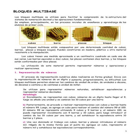 Act bloques multibase | PDF