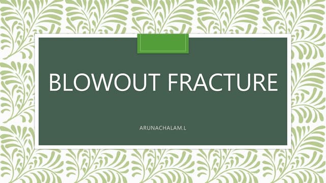 Forced duction test | PPTX