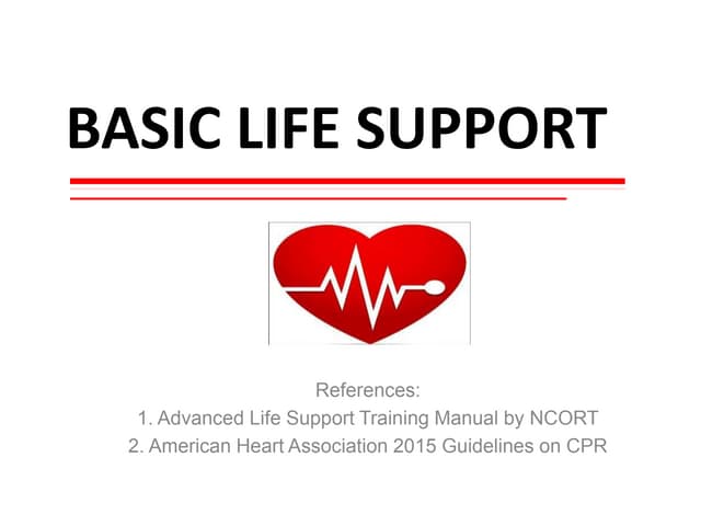 Basic Life Support AHA Pediatrics 2020 updates | PPTX